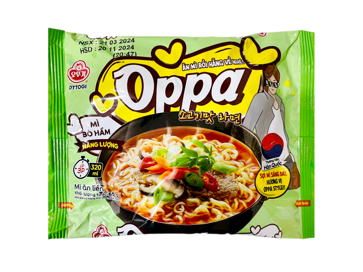 Mì bò hầm Oppa Ottogi 65g - Tèobokki Store