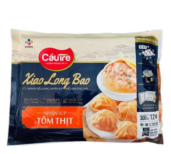 Tiểu long bao nhân súp tôm thịt CJ 300g - Tèobokki Store