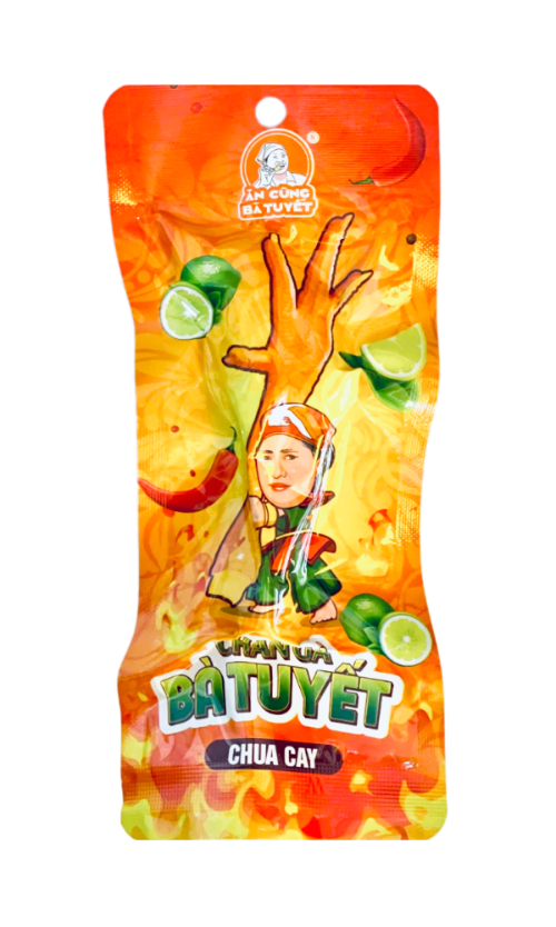 Chân gà chua cay Ăn Cùng Bà Tuyết 32g - Tèobokki Store