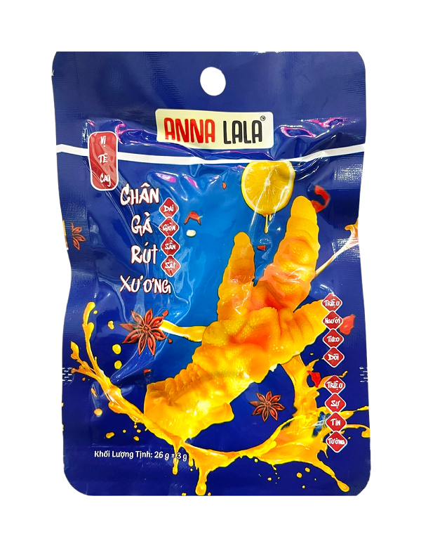 Chân gà rút xương tê cay Anna Lala 26g - Tèobokki Store