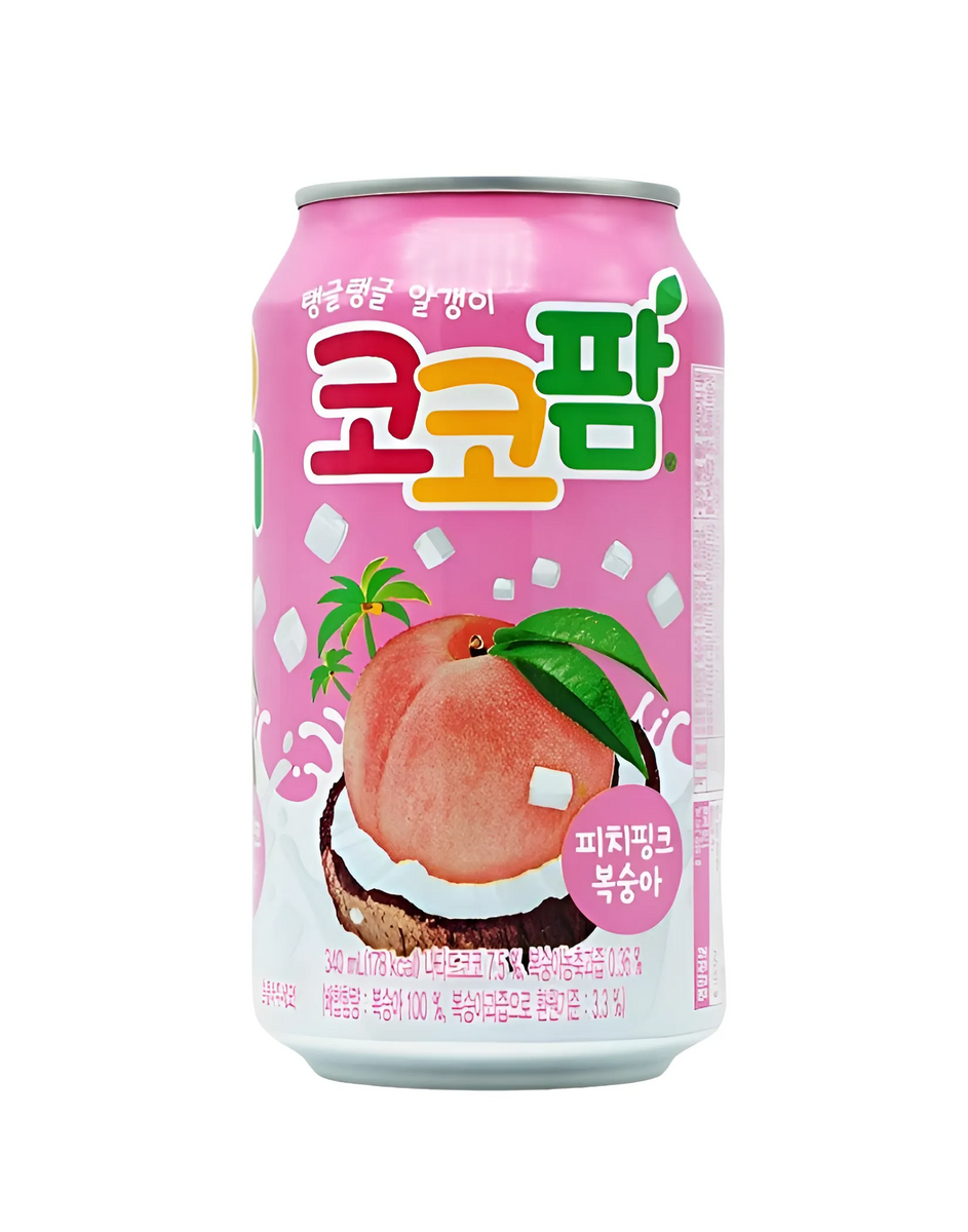 Nước đào thạch dừa Coco Palm Haitai 340ml - Tèobokki Store