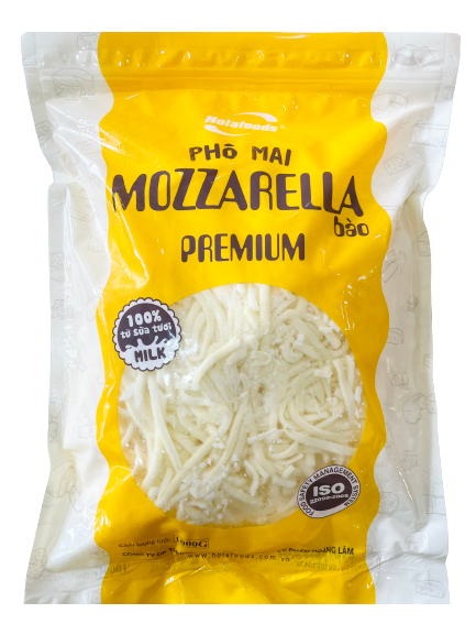 Phô mai sợi mozzarella premium Holafoods 1kg - Tèobokki Store