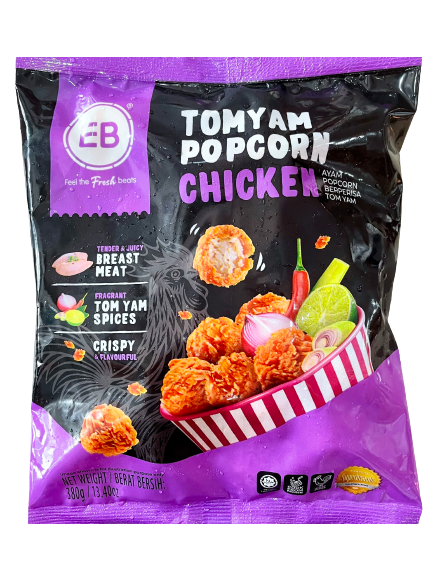 Gà viên Popcorn Tomyum EB 380g - Tèobokki Store