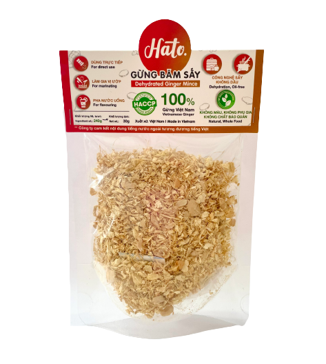 Gừng băm sấy Hato 30g - Tèobokki Store