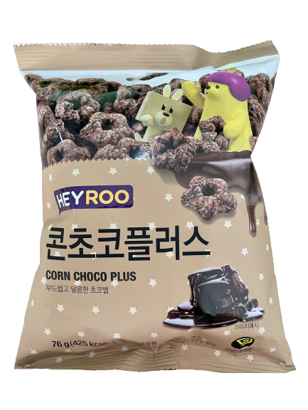 Snack bắp Choco Plus HEYROO 76g - Tèobokki Store