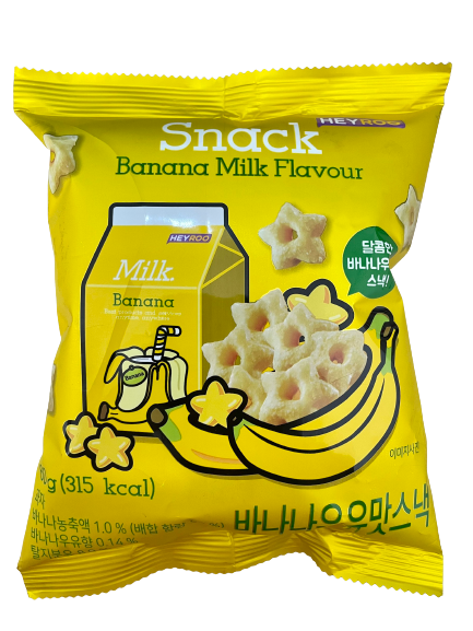 Snack vị sữa chuối HEYROO 60g - Tèobokki Store