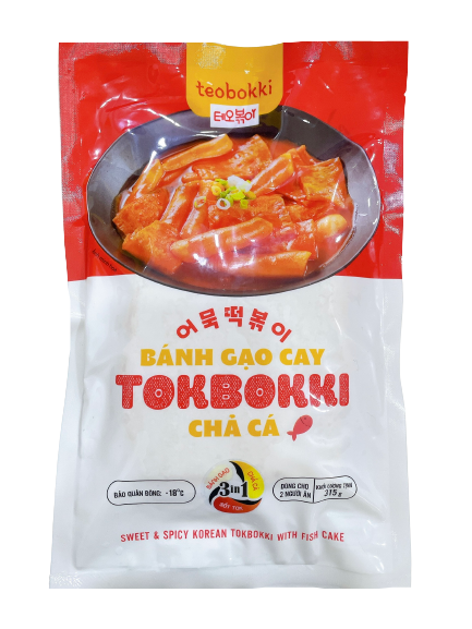 Tokbokki kèm chả cá 315g – Tèobokki Store